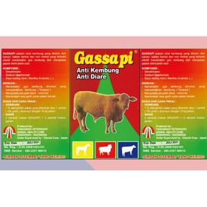 Jual Gassapi Anti Kembung Dan Diare Sapi Kerbau Kambing. Tamasindo ...