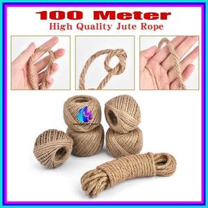 Jual tali rami 3 mm 100 meter / tali benang goni vintage 100 meter ...