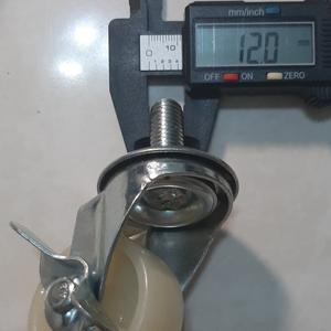 Jual PREMIUM Roda nilon ranger germany 2 inch screw 1set/4pcs (4 rem ...