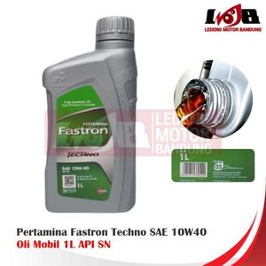 Jual Pertamina Fastron Techno 10W-40 API SN Mobil Oli 1L - Kota Bandung ...