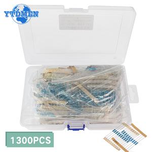 Jual 1300PCS 1/2W Metal Film Resistor Assorted Kit 1% 1ohm-3m Ohm 130 ...