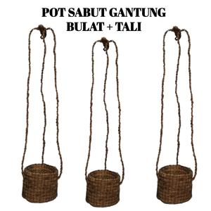 Jual Pot Gantung Sabut Serabut Kelapa Wadah Tanam Tanaman Pot Bunga ...
