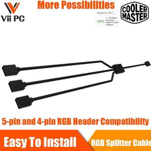 Jual Terbatas Cooler Master 1-to-3 RGB Splitter Cable LED Strips, RGB ...