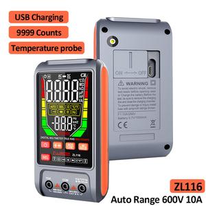 Jual Digital Multimeter USB Charging Large Screen Multimetre 9999 AC DC ...
