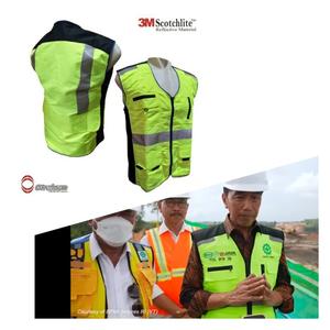 Jual Rompi Safety Vest Kerja K3 Hse Lapangan Bandara, Tambang, Proyek ...