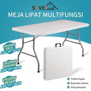 Jual DLG_ Meja Lipat Panjang Meja Portable Meja Makan Meja Taman Meja ...