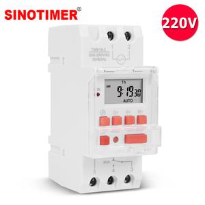 Jual Heavy Duty 5000W 30A Weekly 7 Days Programmable Digital Time Switch Relay Timer Control AC ...