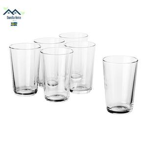 Jual Tokopedia Gelas Minum Kaca Lurus (6pcs) Bening Volume 300ml - Kota ...