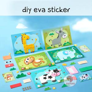 Jual Zoetoys Diy eva sticker | Sticker Tempel Gunting Kertas Prakarya ...
