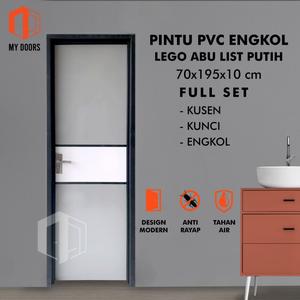 Jual Pintu Kamar Mandi PVC My Door Lego Minimalis Modern Bahan Tebal ...