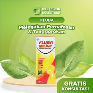 Jual FLUBA ANABA 130ml - Legakan Batuk & Flu Untuk Anak & Dewasa - 1 ...