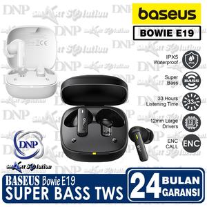 Jual Baseus E19 Super Bass TWS ENC True Wireless Earbuds Earphone ...