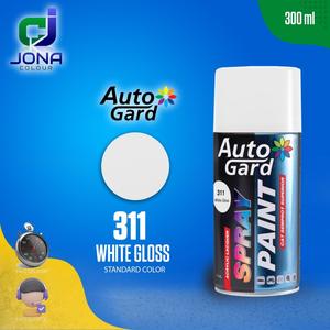 Jual AutoGard Flat White Gloss AG-311 Cat Semprot Akrilik Mobil Motor ...