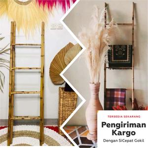 Jual Rak tangga/Rak kayu/Tangga bambu/Tangga minimalis/Rak dekorasi ...