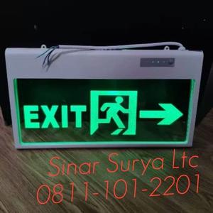 Jual Lampu Emergency Exit Led / Led Emergency Lamp Transparan High Qua ...