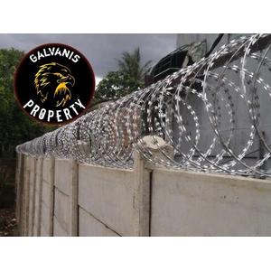 Jual New Kawat Duri Galvanis /Kawat Pagar/ Kawat Duri Silet / Razor ...