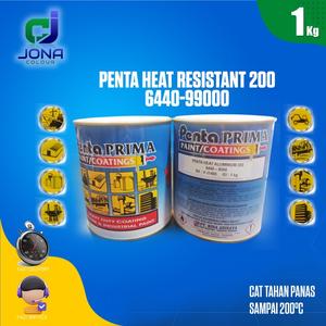 Jual PENTA HEAT RESISTANT PENTA PRIMA BLACK - CAT TAHAN PANAS 200°C 1kg ...
