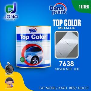 Jual Top Color Metallic 7638 Silver Met 1C0 - Cat Duco - 200ml - Kota ...