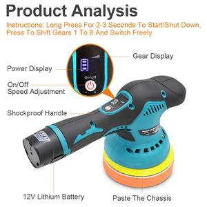 Jual Polishing Machine 8 Gears Electric Polishing Waxing Machine For ...