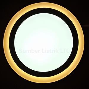 Jual NEW PRODUK DOWNLIGHT PANEL LED 2 WARNA 18W+6W OUTBOW LAMPU PLAFON ...