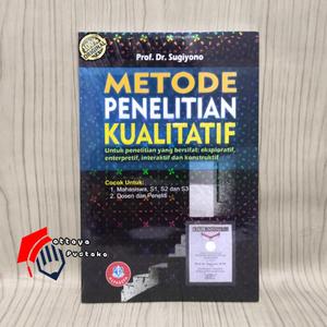 Jual METODE PENELITIAN KUALITATIF Untuk Penelitian Prof. Dr. Sugiyono ...