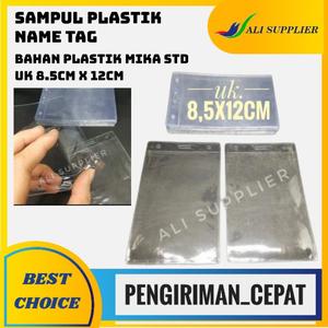 Jual Plastik Nama / Name Tag / Plastik Cover / Plastik Pengenal 8,5x12 ...