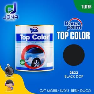 Jual TOP COLOR 2833 Black Doff - Cat Mobil Kayu Besi Duco - 35ml - Kota ...