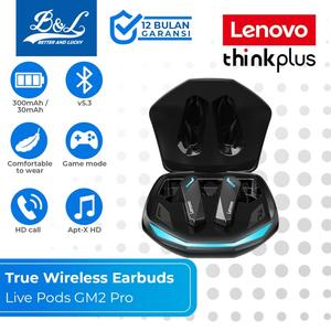 Jual LENOVO Thinkplus GM2 Pro True Wireless Earphones BT 5.3 Gaming Mode - Jakarta Pusat ...