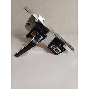 Jual Handle pintu hotel full black kunci pintu roses full set gagang ...