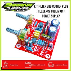 Jual Kit Filter Subwoofer Plus Frequency Full MKM + Power Suplay - Kab ...