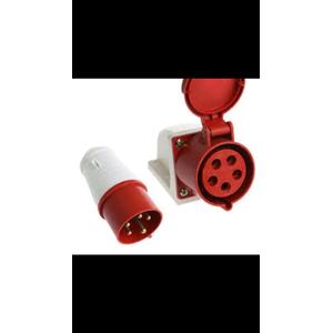 Jual plug socket industri surface mounting 4 pin 32A IP44 set cina Best ...