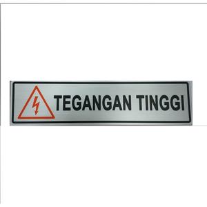 Jual LABEL TEGANGAN TINGGI UKURAN 4X18CM K3 RAMBU SAFETY - Jakarta ...