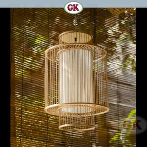 Jual Lampu gantung Bambu / Lampu hias bambu JJ101 d35 - Kota Denpasar ...