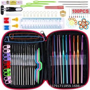 Jual Jarum Rajut Set 58pcs 100pcs Set Alat Rajut Set Hakpen Set - Kota ...