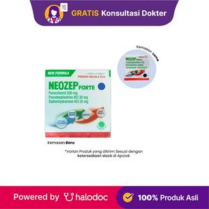 Promo Neozep Forte 4 Tablet - Obat Batuk & Flu - Halodoc - Kota ...
