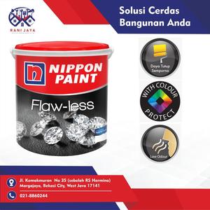 Jual CAT TEMBOK NIPPON FLAW LESS 2,5 Lt / 1947D SLIGHT NUDGE - Kota ...