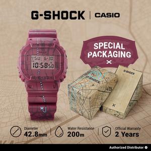 Promo G-shock Jam Tangan Unisex Original DW-5600SBY-4DR DIgital Maroon ...
