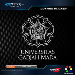 Jual ((KG3D)) STIKER LOGO UNIVERSITAS GADJAH MADA | UGM STICKER CUTTING ...