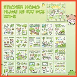 Jual Varian Sticker Waterproof Sticker Momo Dapat Box Isi 100 Lembar 4 ...