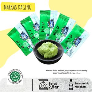 Jual Wasabi Paste Sachet | Wasabi Sachet Halal 2.5gr - Kota Bekasi ...