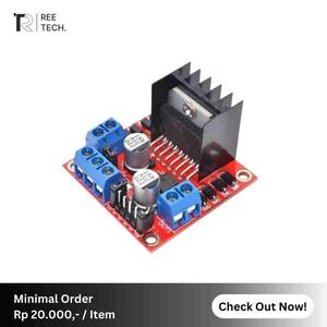 Jual Reetech Product Modul L298N Motor Driver Dual H-Bridge Module ...