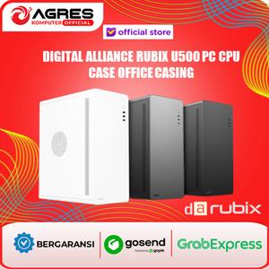 Promo DIGITAL ALLIANCE Rubix U500 PC CPU Case Office Casing - Grey ...