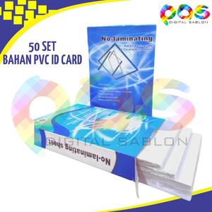 Jual Bahan Pvc ID Card uk A4, ( 1Pak IsI 50 set ) / PVC ID CARD - Kab ...