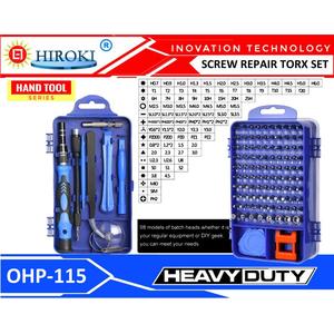 Jual Multi Tool Obeng Kit 115 Pcs Set Lengkap Reparasi Pc Iphone ...