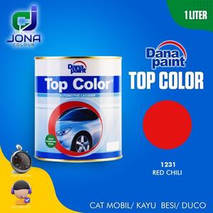 Jual TOP COLOR 1231 Red Chilli - Cat Mobil Kayu Besi Duco - 35ml - Kota ...