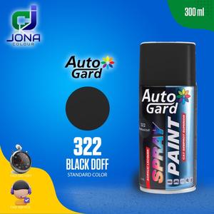 Jual AutoGard Flat Black Doff AG-322 Cat Semprot Akrilik Mobil Motor ...