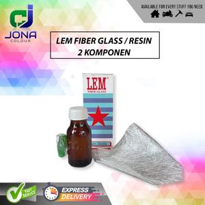 Jual Lem Fiber Glass Fiberglass RESIN Lem Plastik Bak Mandi Ember - CAP ...