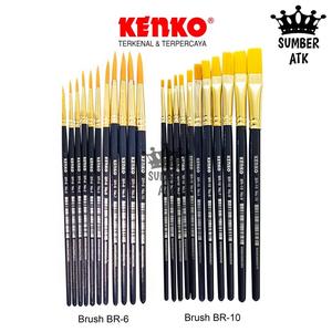 Promo KENKO Brush Kuas Cat Air Cat Minyak Lukis Acrylic BR-6 BR-10 - BR ...