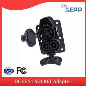Jual EV Electric Car fast charger DC CCS1 TYPE1 Charging Socket Adapter ...