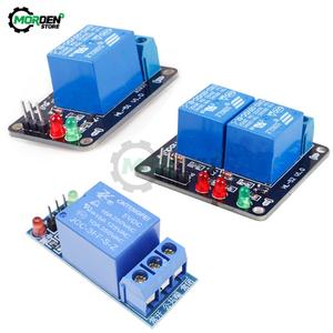 Jual 5V 1 Channel 2 Channel Relay Module Low/High Level Trigger Relay ...